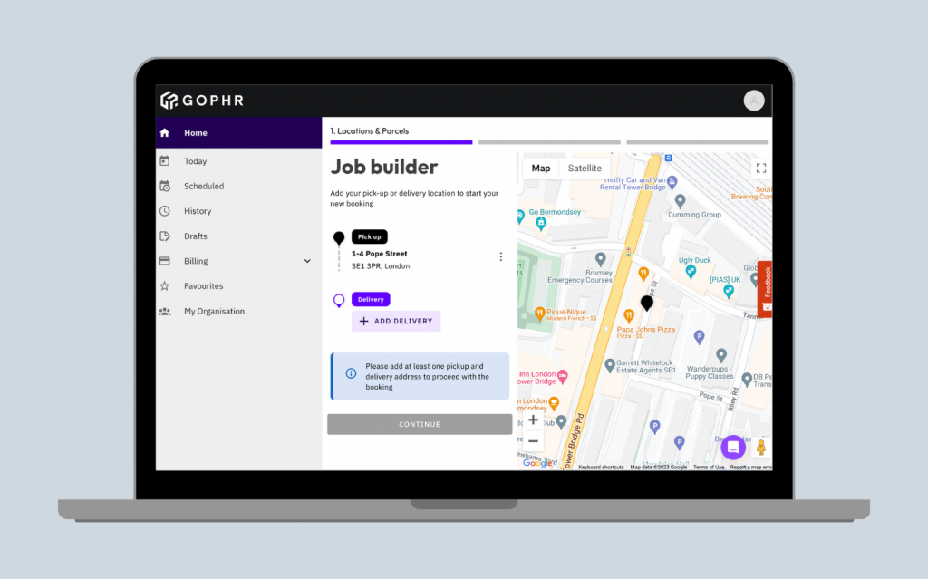 Same Day Delivery Courier - Gophr