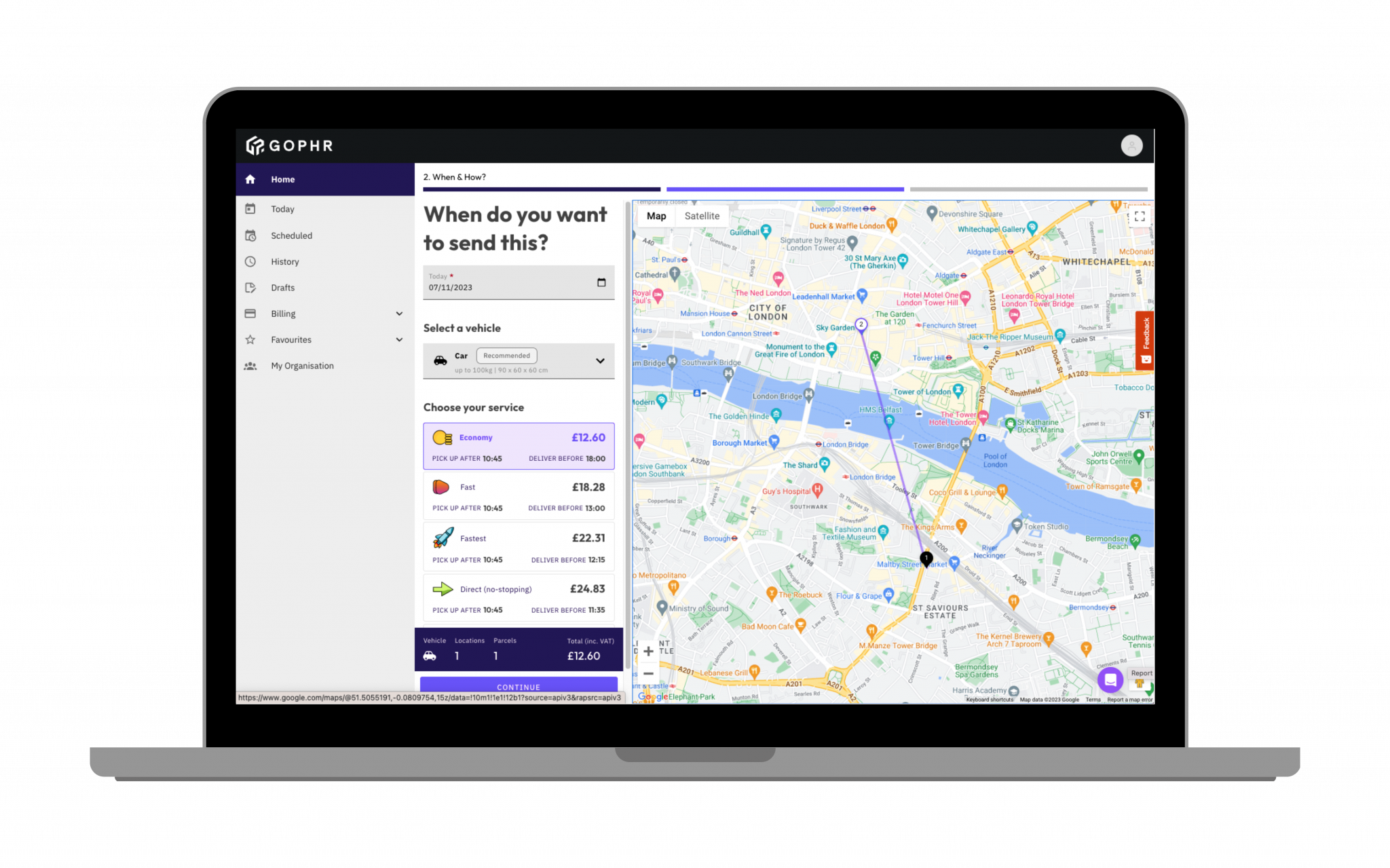 Same Day Courier Services | Delivery Solutions | Gophr